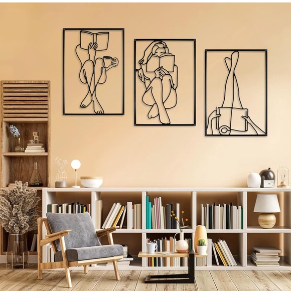 Wall Decor | 3 Panel Metal Wall Decor | Poshmark